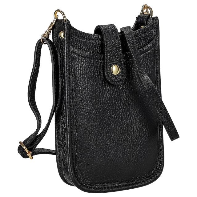 オウレンティ AULENTTI ショルダーバッグ 肩掛けバッグ 斜め掛けバッグ スマホショルダー EL-882-DO/D28 レディース ブラック 斜め掛けシ