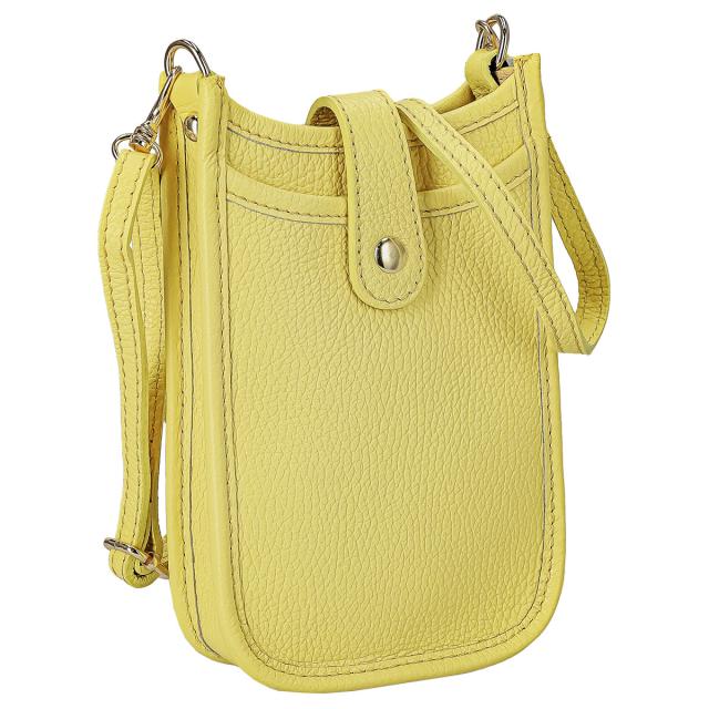 オウレンティ AULENTTI ショルダーバッグ 肩掛けバッグ 斜め掛けバッグ スマホショルダー EL-882-DO/D84 レディース イエロー 斜め掛けシ