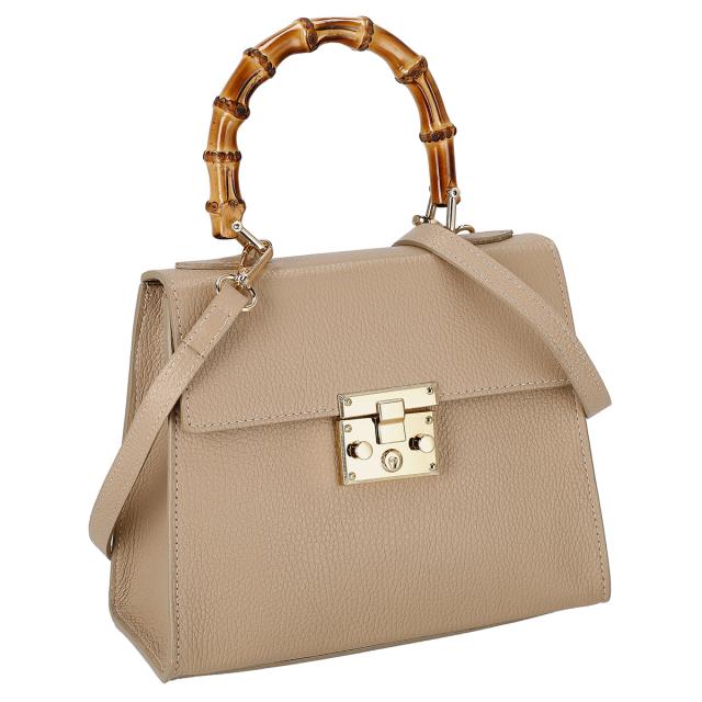 オウレンティ AULENTTI バッグ 2WAY ハンドバッグ ショルダーバッグ 肩掛けバッグ LB-85785-DO D05 レディース ベージュ 本革 レザー ハ