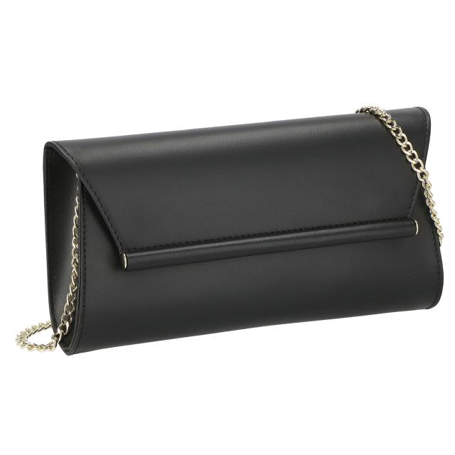 オウレンティ AULENTTI バッグ ショルダーバッグ 肩掛けバッグ チェーンバッグ クラッチバッグ STAW24 019G RU/NER レディース ブラック