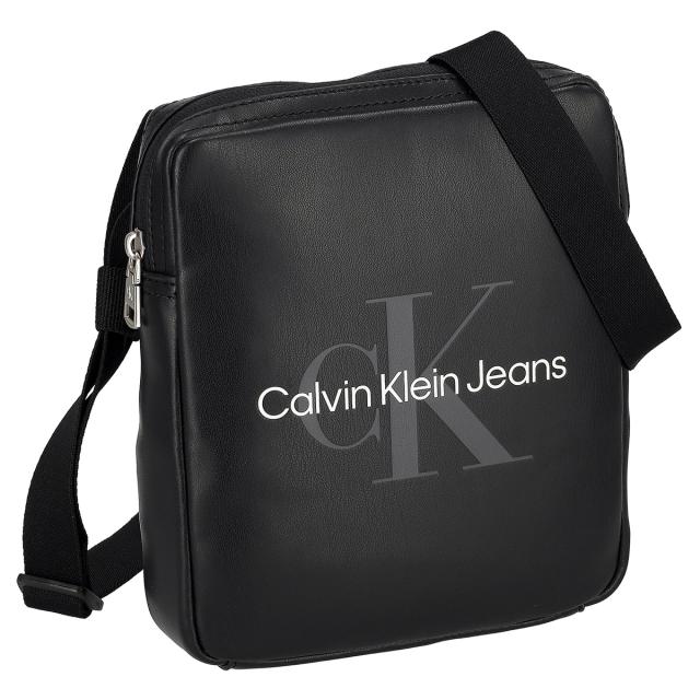 カルバンクライン ジーンズ   Jeans CK バッグ 斜めがけバッグ ショルダーバッグ K50K510108 BDS メンズ ブラック 斜め掛けシ