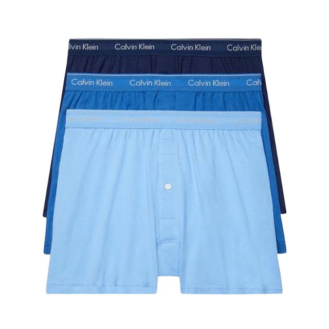 カルバンクライン  (CK) 下着 ニットトランクス ボクサー 3枚セット お買い得 パック 前開き NB4005 940 メンズ トランクス
