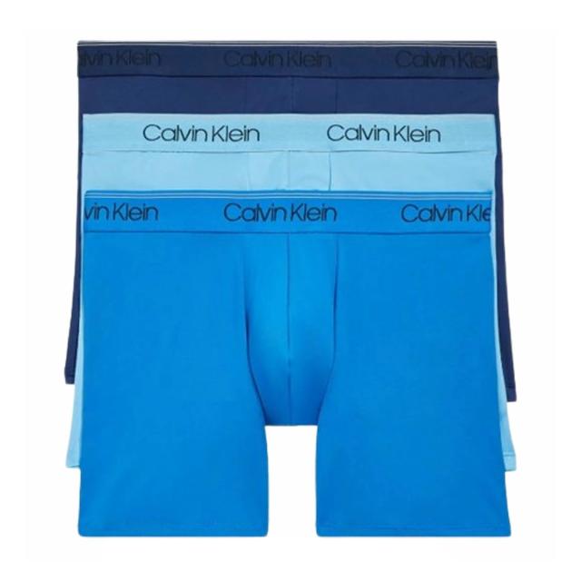 カルバンクライン  (CK) 肌着 ボクサーブリーフ ボクサーパンツ 前閉じ 3枚組 セット ロゴ マイクロファイバー NB2570 400 ボ