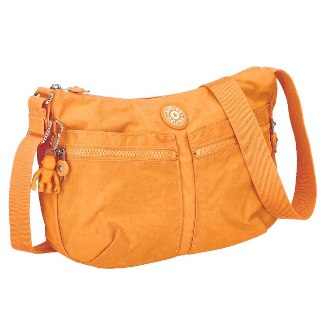 キプリング kipling バッグ ショルダーバッグ 肩掛けバッグ 斜め掛けバッグ K02144 Q35 レディース ソフトアプリコット オレンジ 斜め掛