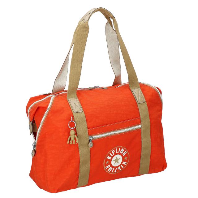 キプリング kipling バッグ ボストン トートバッグ K13405M45 ART M アートエム レディース メンズ ファンキーオレンジブロック 旅行バッ