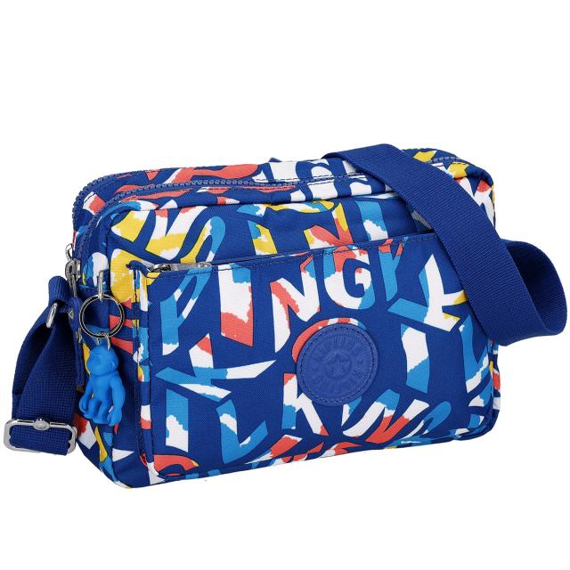 キプリング kipling バッグ ショルダーバッグ 斜め掛けバッグ KI6237 UZ9 ABANU M アバヌエム レディース ブルー+マルチカラー 斜め掛け