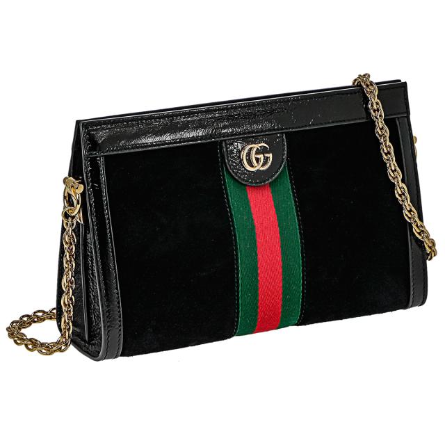 グッチ GUCCI ショルダーバッグ 503877 D6ZYG 1060 オフィディア チェーンバッグ 斜めがけバッグ スクエア ブラック+マルチカラーブラン
