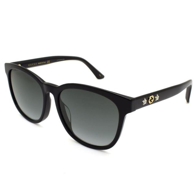 グッチ GUCCI サングラス アジアンフィット ブラック グレー GG0232SK-001 グッチ 男女兼用 アイウェア ブラック 旅行 海外 ブランド アイウェア リゾート 旅行 海外 ブランド おしゃれ