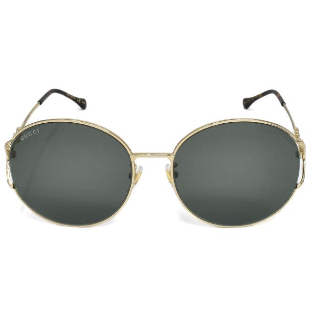 グッチ GUCCI サングラス GG1017SK-001 ゴールド グレー メンズ レディース ユニセックス UVカット グッチ アイウェア 旅行 海外 リゾート おしゃれ 誕生日 ケース アイウェア リゾート 旅行 海外 ブランド おしゃれ グッチ GUCCI サングラス GG1017SK-001 ゴールド グレー メンズ