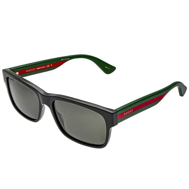 グッチ GUCCI サングラス GG0340S 002 スクエア型 メンズ ブラック＋グレーサングラス ブランド 人気 プレゼントアイウェア リゾート旅行
