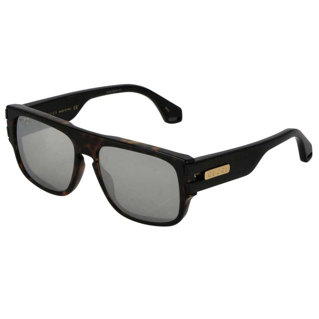 グッチ GUCCI サングラス アジアンフィット GG0664S 004 スクエア型 メンズ ブラック＋グレーサングラス ブランド 人気 プレゼントアイウ