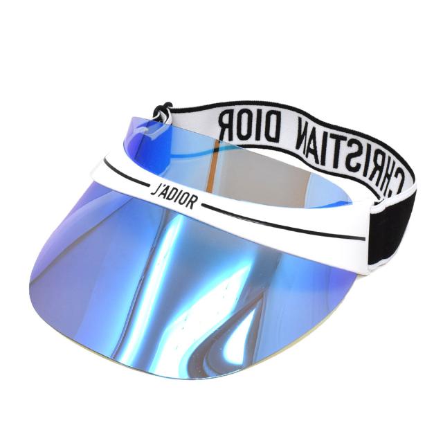ディオール Dior サンバイザー 帽子 UVカット 日除け CLUB1-G0Y VISOR クラブサンバイザー レディース ユニセックス MTWHT BLU MR ハット