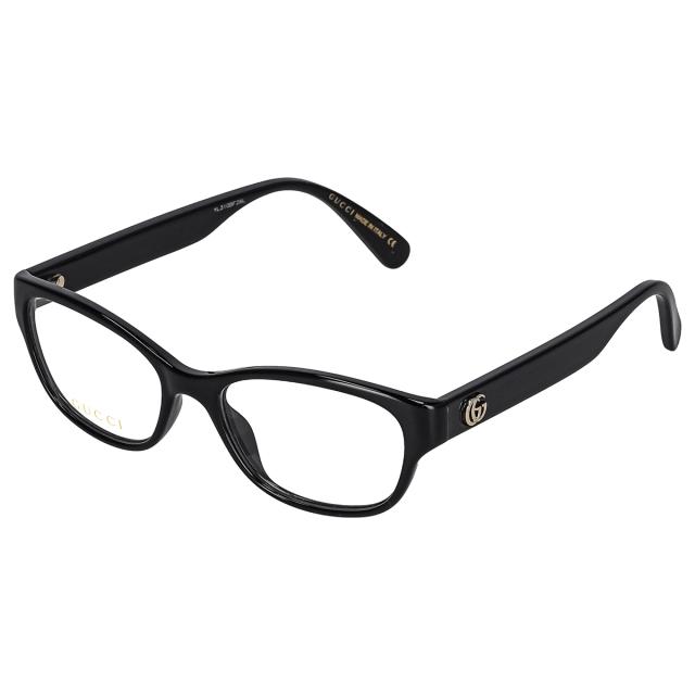 グッチ GUCCI メガネ フレーム 眼鏡 フレームのみ GG0717O 005 オプティカルフレーム ウェリントン レディース ブラック メガネフレーム