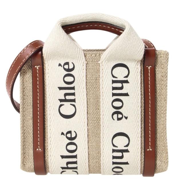 クロエ Chloe バッグ 2WAY ミニ ショルダーバッグ 斜めがけバッグ ハンドバッグ CHC22AP235 I26 90U レディース White-Brown ショルダー