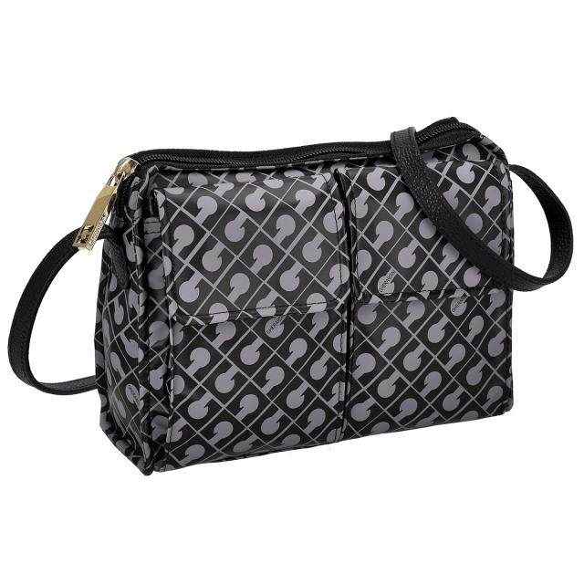 ゲラルディーニ GHERARDINI バッグ ショルダーバッグ 斜め掛けバッグ GH0206 レディース GRANITE ブラック+グレー 斜め掛けショルダーバ