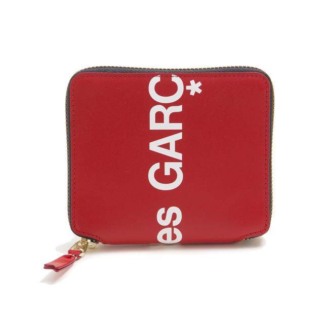 コムデギャルソン COMME des GARCONS 二つ折り財布 SA2100HL RED レッド 牛革 ユニセックス