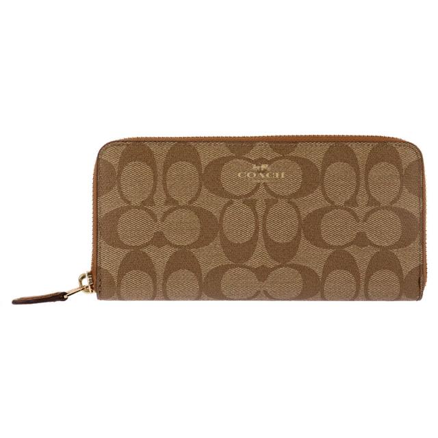 コーチファクトリー COACH FACTORY 長財布 F59267 IMBDX 小銭入れ付 ラウンドファスナー長財布 ブラウン 財布 ラウンドファスナー 大容量 ブランド プレゼント コーチ アウトレット コーチ 財布 プレゼント 女性