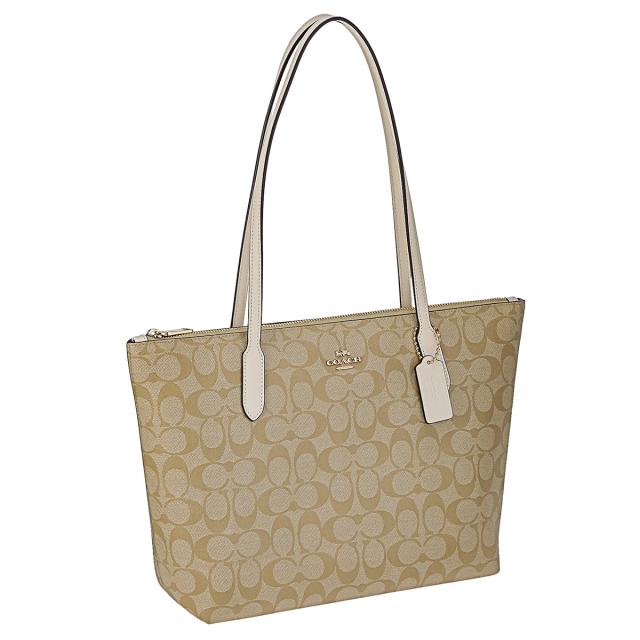 コーチファクトリー COACH FACTORY バッグ トートバッグ 4455 IMDQC レディース ベージュ+ホワイト トート 人気 ブランド 使いやすい プ