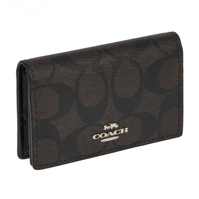 コーチ ファクトリー COACH FACTORY アウトレット カードケース 名刺入れ 91681 IMAA8 シグネチャー キャンバス レディース メンズ カー