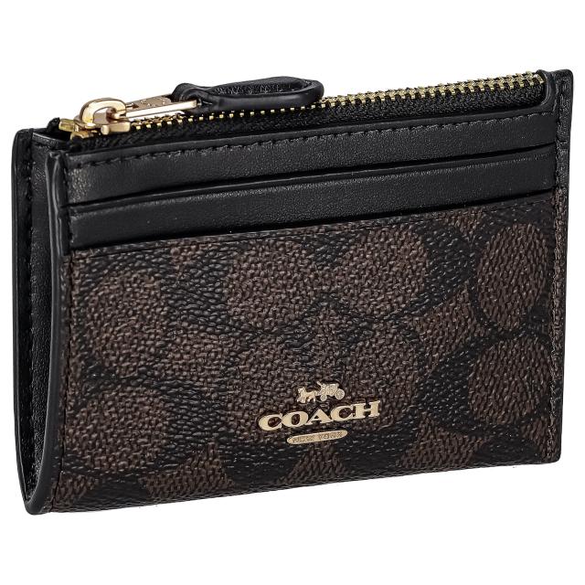 コーチファクトリー COACH FACTORY ケース 小銭入れ CW870 IMXAQ レディース メンズ ユニセックス ブラック ブラウン 財布 小銭入
