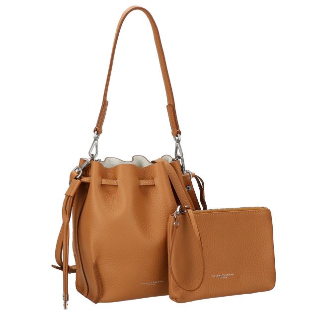 ジャンニキアリーニ GIANNI CHIARINI バッグ ショルダーバッグ 巾着バッグ 斜め掛けバッグ BS10134RNGDBL TOFFEE/BIANCO ブラウン系斜め