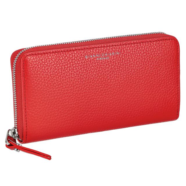 ジャンニキアリーニ GIANNI CHIARINI 財布 長財布 ラウンドファスナー長財布 PF 5042 GRN FLIRT レッド系二つ折り長財布 ブランド 財布