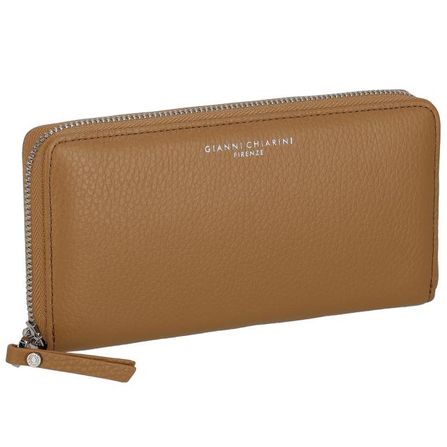 ジャンニキアリーニ GIANNI CHIARINI 財布 長財布 ラウンドファスナー長財布 小銭入れ付き PF 5042 GRN/LIMO レディース ブラウン 二つ折