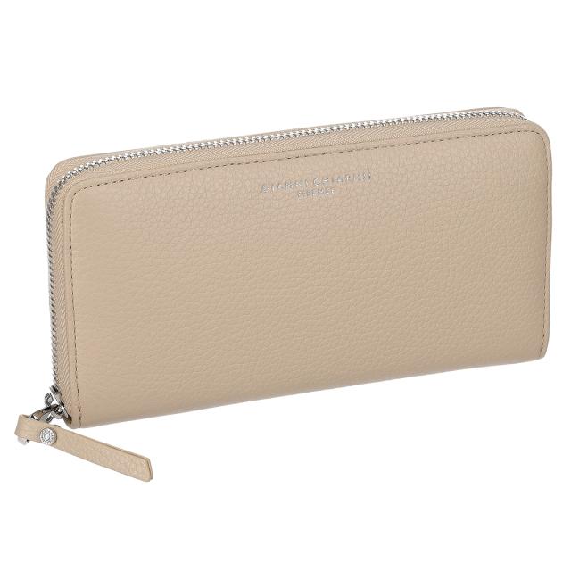 ジャンニキアリーニ GIANNI CHIARINI 財布 長財布 ラウンドファスナー長財布 小銭入れ付き PF 5042 GRN/PHARD レディース ベージュ 二つ
