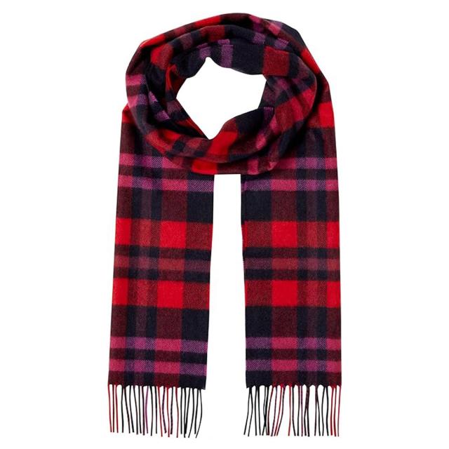 ジョンストンズ オブ エルガン Johnstons of Elgin マフラー ストール カシミア チェック柄 アクセサリー 秋冬 ギフト WA000016 RU7086