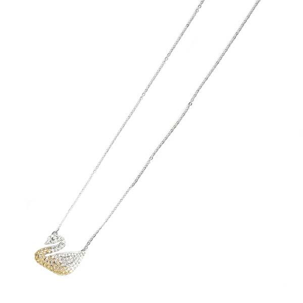 スワロフスキー SWAROVSKI ネックレス ペンダント 5215034 アイコニック スワン ICONIC SWAN シルバーの通販はau ...