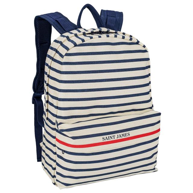 セントジェームス SAINT JAMES バッグ バックパック リュックサック 1416 ECRU MARINE SAC A DOS RAYE レディース メンズ saint james バ
