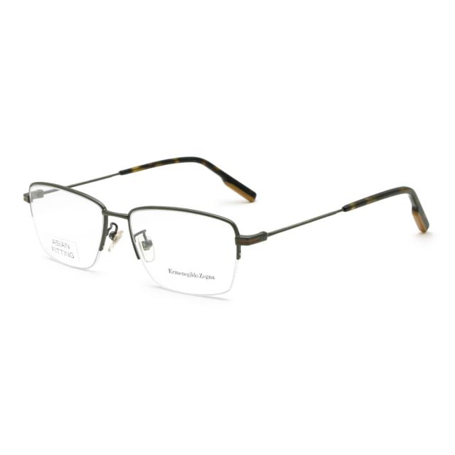 ゼニア ZEGNA エルメネジルド・ゼニア メガネ 眼鏡 アイウェア EZ5165-D/V 012 56 スクエア型 フレームのみ ノーズパッド メガネフレーム