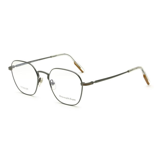 ゼニア ZEGNA エルメネジルド・ゼニア メガネ 眼鏡 アイウェア EZ5207/V 008 50 ウェリントン型 フレームのみ ノーズパッド メガネフレー