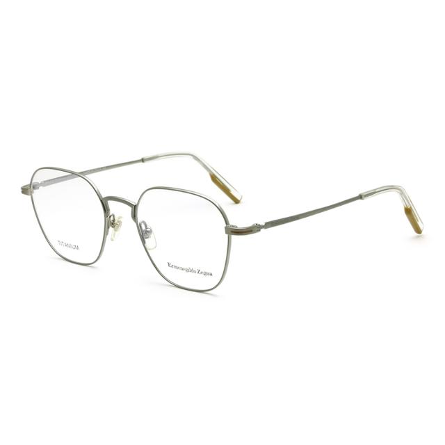 ゼニア ZEGNA エルメネジルド・ゼニア メガネ 眼鏡 アイウェア EZ5207/V 016 50 ウェリントン型 フレームのみ ノーズパッド メガネフレー