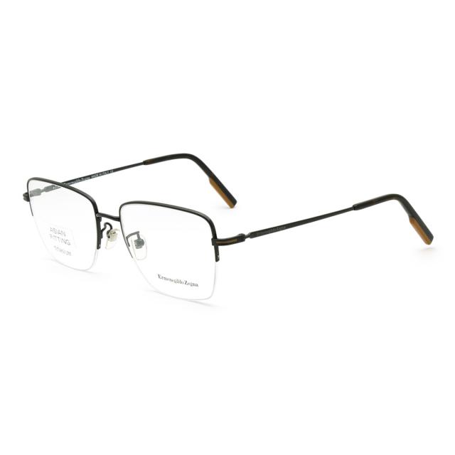 ゼニア ZEGNA エルメネジルド・ゼニア メガネ 眼鏡 アイウェア EZ5209-D/V 001 56 スクエア型 フレームのみ ノーズパッド メガネフレーム