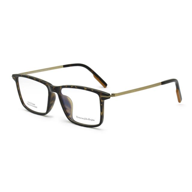 ゼニア ZEGNA エルメネジルド・ゼニア メガネ 眼鏡 アイウェア EZ5211-D/V 052 56 スクエア型 フレームのみ ノーズパッド メガネフレーム