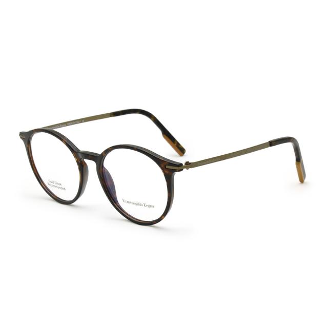 ゼニア ZEGNA エルメネジルド・ゼニア メガネ 眼鏡 フレームのみ EZ5171/V 052 51 アイウェア ラウンド メガネフレーム ブランド 眼鏡 フ