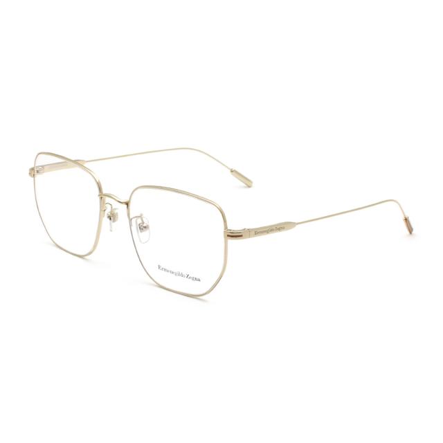 ゼニア ZEGNA エルメネジルド・ゼニア メガネ 眼鏡 フレームのみ EZ5222-D/V 028 54 LEGGERISSIMO ウェリントン ユニセックス ゴールド