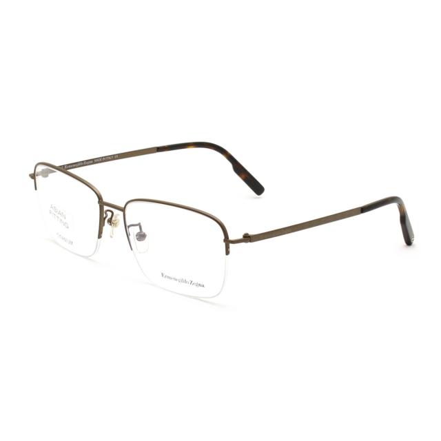 ゼニア ZEGNA エルメネジルド・ゼニア メガネ 眼鏡 フレームのみ EZ5235-D/V 028 57 アイウェア アジアンフィット スクエア ユニセックス