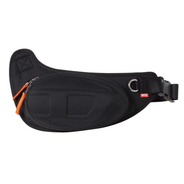 ディーゼル DIESEL クロスボディバッグ ワンショルダー ベルトバッグ X09140 P4630 T8013 メンズ ブラックブランド ボディバッグ ワンシ