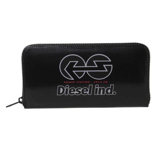 ディーゼル DIESEL 長財布 X08995 P4635 T8013 メンズ ブラック二つ折り長財布 ブランド 財布 おしゃれ 新品ブランド 財布使いやすい 機