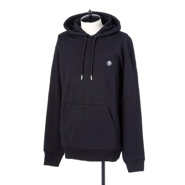 ディーゼル DIESEL アパレル アウター プルオーバー パーカー フーディー 00SHEF 0NAUW 900 コットン 綿 メンズ ブラック ブランド おし