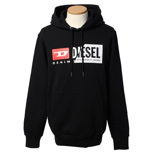 ディーゼル DIESEL アパレル アウター プルオーバー スウェットパーカー フーディー A00339 0IAJH 900 コットン 綿 メンズ ブラック ブラ
