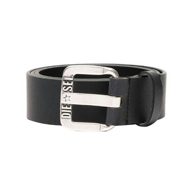 ディーゼル DIESEL ベルト ロゴ カジュアル ストリート X08881P1913 T8013 メンズ ブラック 本革 レザー ベルト ブランド レザー 人気 プ