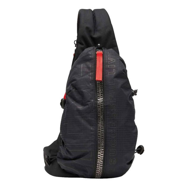 ディーゼル DIESEL バッグ ボディバック センタージップ カバン ジップポケット ワンショルダー X10054 P6872 T8013 メンズ ブラック ブ