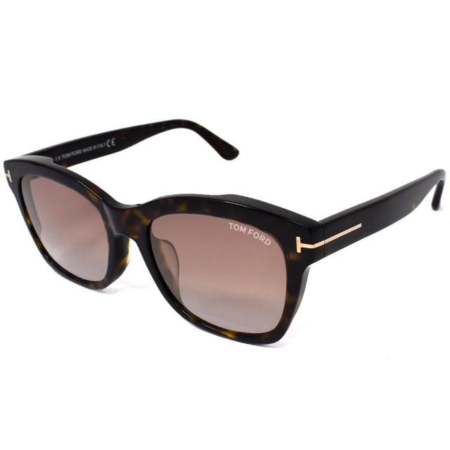 トムフォード TOM FORD サングラス アジアンフィット FT0614 F 52F 54 UVカット メンズ レディース ダークハバナ+ピンクブラウングラデサ