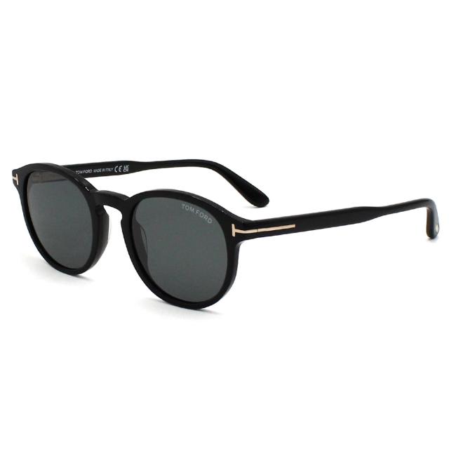 トムフォード TOM FORD サングラス UVカット アイウェア ボストン FT0834/S 01A 50 メンズ レディース ユニセックス ブラック+グレー 紫