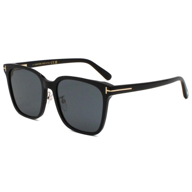 トムフォード TOM FORD サングラス FT0891-K/S 01A 55 アジアンフィット メンズ レディース ブラック+グレー 紫外線対策 サングラス ブラ
