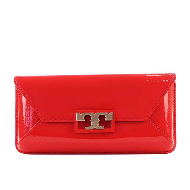 トリーバーチ Tory Burch バッグ クラッチバッグ クラッチ 36854 642 GIGI CLUTCH CHERRY APPLE レッド系 クラッチ セカンドバッグ ポー