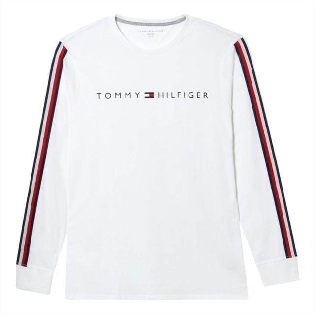 トミーヒルフィガー   アパレル トップス Tシャツ 長袖 カットソー ロンT ロングスリーブ 78E2793 100 メンズ ホワイト ブ